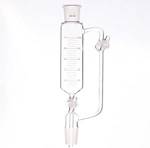 Constant Pressure drip Funnel, with tick Marks, Double Glass Valve ...