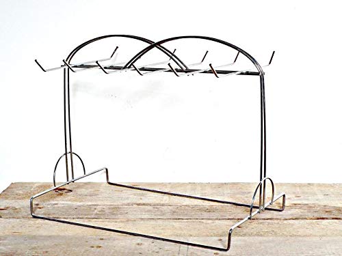 INDIAN DECOR 3170 Metal Wire Rack Modern Industrial Stand Craft Supply ...