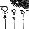 Amazon.com: Universal Push Mount Cable Zip Tie Engine Bay Self Locking ...