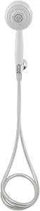 HydroSpin Handheld Shower Head - 6 Spray Settings, White - Hand Held ...