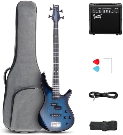 Amazon.com: Ktaxon 4 String Electric Bass Guitar, PB-Style Full Size ...