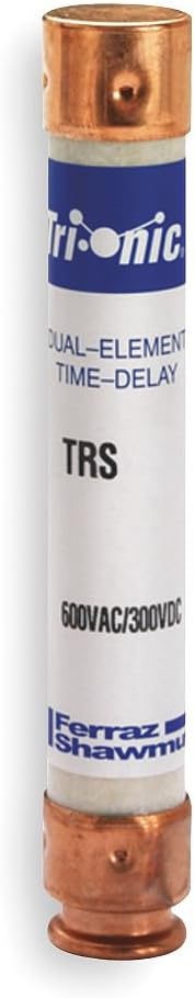 Mersen TRS3R 600V 3A 5X13/16 Time Delay Fuse, 10-Pack - Cartridge Fuses ...