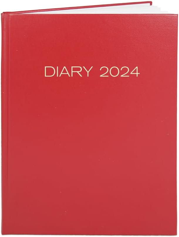 Amazon.com : BookFactory 2024 Business Diary (384 Pages - 8 1/2'' x 11 ...
