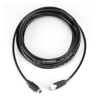 Amazon.com: FUzha 8Pin Din to RJ45 RS232 Camera Control Cable Fit ...