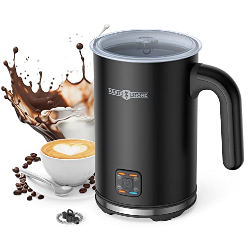 Snapklik.com : PARIS RHÔNE Milk Frothers, 4-in-1 Automatic Warm And Cold Milk Foamer, Electric ...