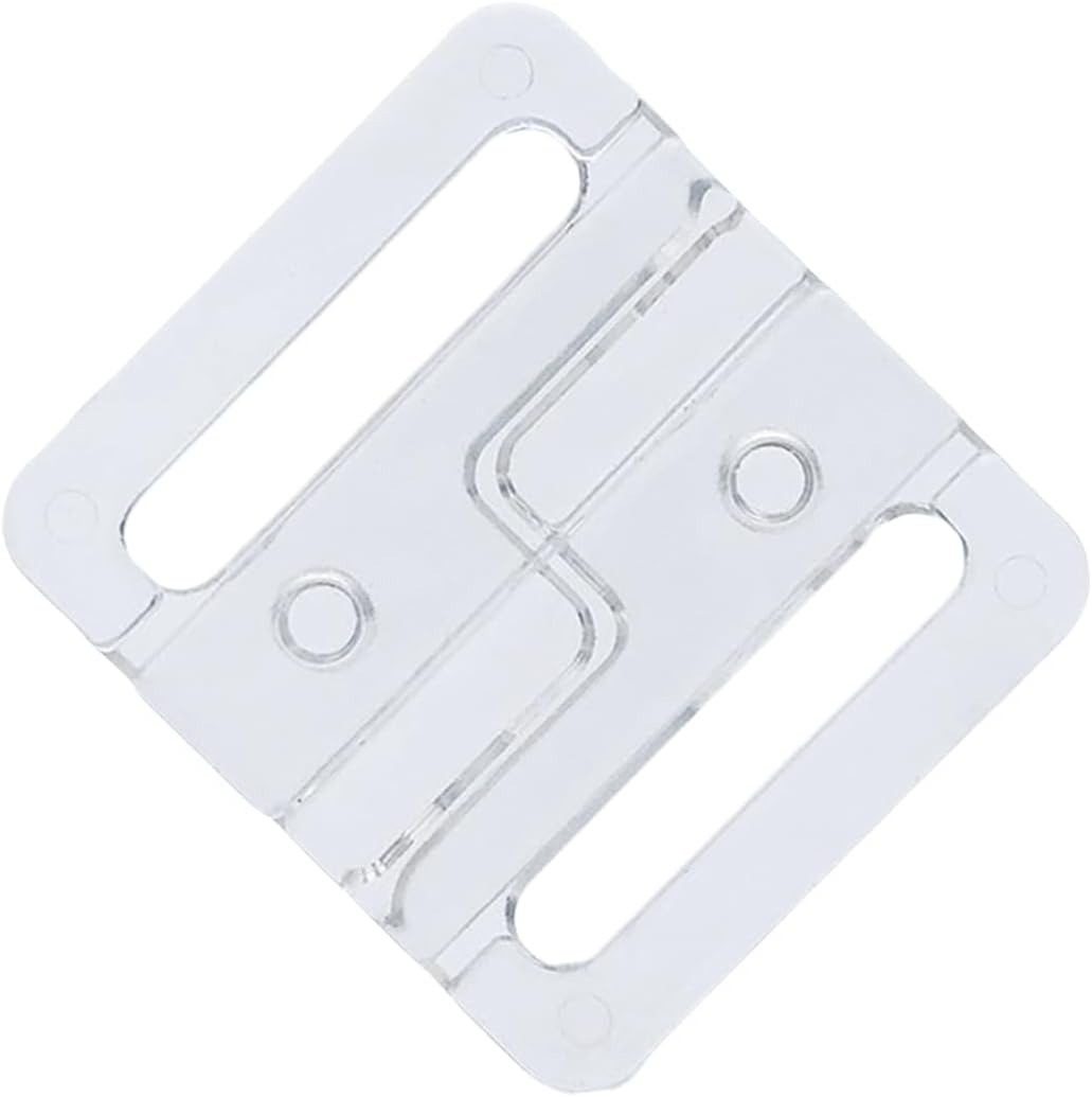 Amazon.com: VEVESI Plastic Transparent Buckles Front Closure Hook ...