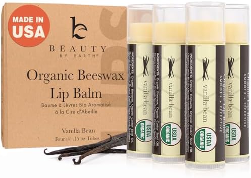 Amazon.com : USDA Organic Lip Balm - USA Made with Natural Ingredients ...