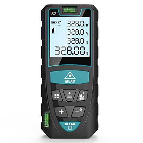 Digital Laser Distance Meter for Professionals: RockSeed 328 Feet