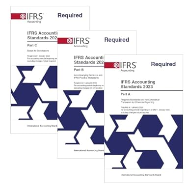 The IFRS Accounting Standards 2023: Required 1 January 2023: Amazon.co.uk: IFRS Foundation ...