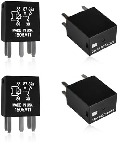 Amazon.com: povtii 4PCS 5 Pin Power Relay, Multi Purpose Auto Fuel Pump ...