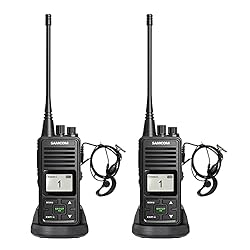 Amazon.com: SAMCOM Walkie Talkies Rechargeable Long Range Two-Way ...