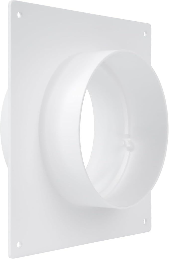 4" Inch Duct Connector Flange - Plastic Straight Pipe Flange for ...