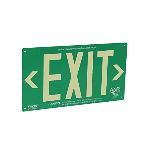 "Exit" Sign with Modular Arrows by SmartSign | UL-924 Approved, Photo ...