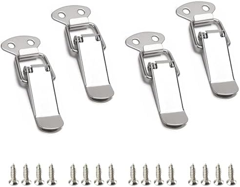 4 Pcs Stainless Steel Spring Loaded Toggle Catch Latch, 72mm/2.83inch ...