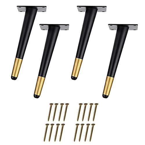 Buy 18 Inch Table Legs, Coffee Oblique Table Legs Heavy Duty Metal ...