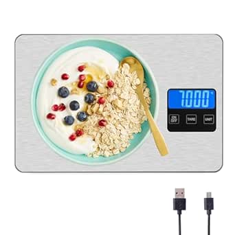 Amazon.com: Food Kitchen Scale, 33lb/15kg Digital Weight Scale Grams ...