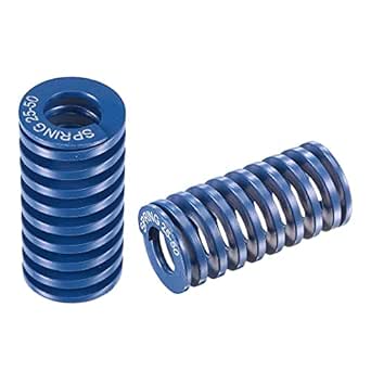 uxcell Compression Die Spring, 25mm OD 50mm Free Length 65Mn 824N Load ...