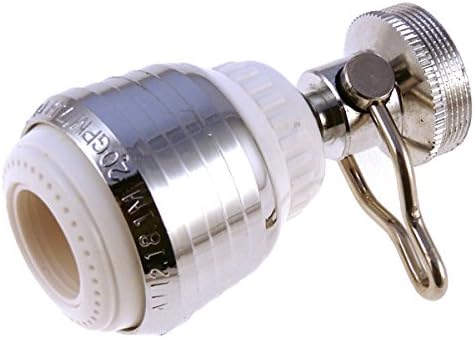 New Resources Group Swivel Spray Kitchen Aerator 1.5 gpm Chrome Metal ...