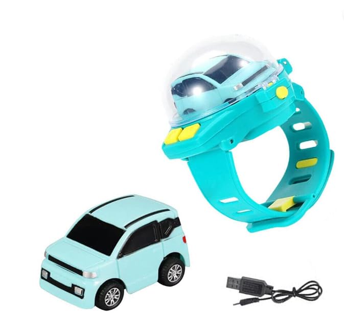 Wrist Racing Car Watch for Kids,USB Rechareable Remote Control Toy ...