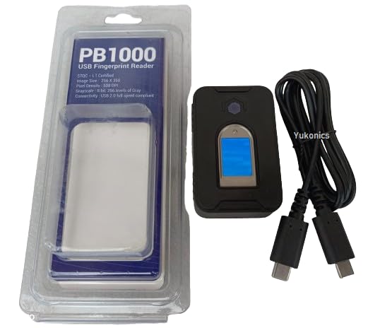 Precision PB1000 L1 Biometric Fingerprint C-Type USB Scanner with RD ...