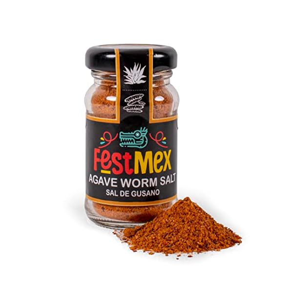 Sal de Gusano Agave Worm Salt 60 gram jar 2.11 oz - Molcajete Grinned ...