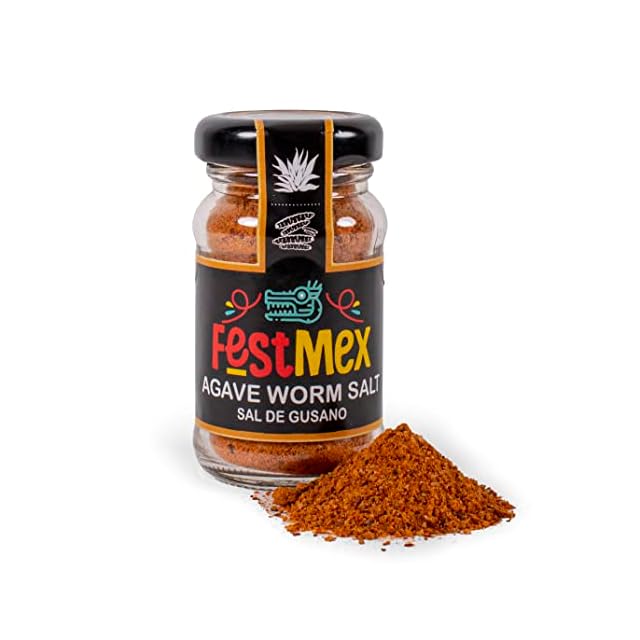 Sal de Gusano Agave Worm Salt 60 gram jar 2.11 oz - Molcajete Grinned ...