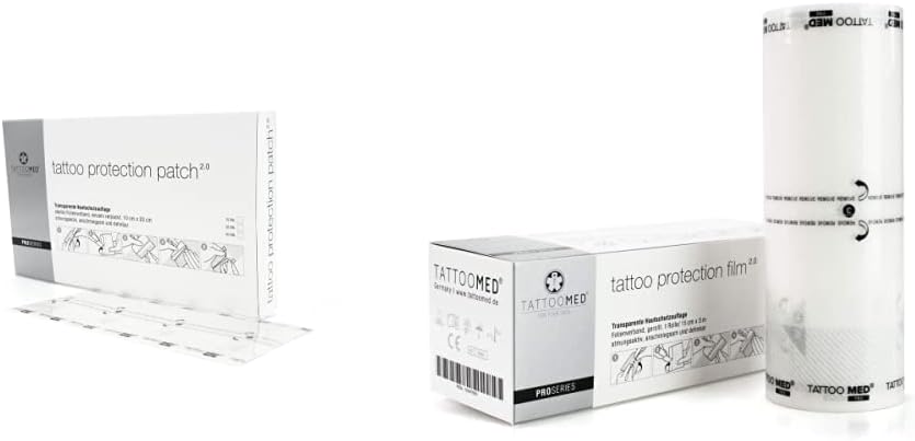TattooMed Tattoo Protection Patch 2.0 - Transparente Atmungsaktive ...
