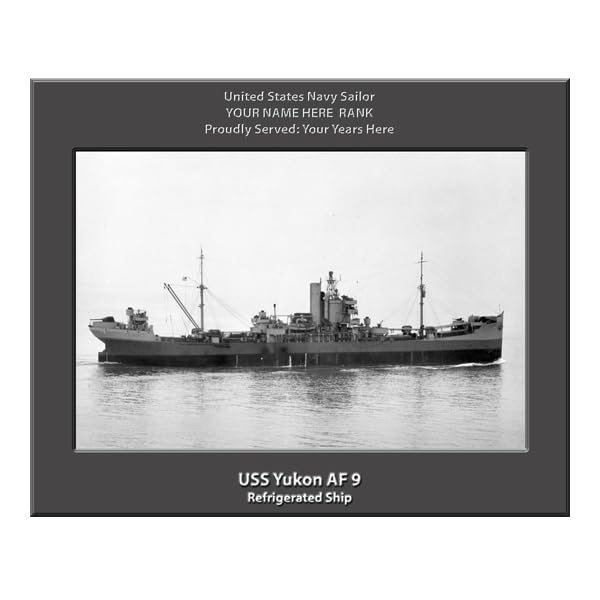 Amazon.com: USS Yukon AF-9 Personalized United States Navy Ship ...
