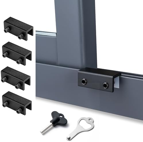 BOOMIBOO Security Window Locks (4 Sets) - Double Locks for Vertical ...