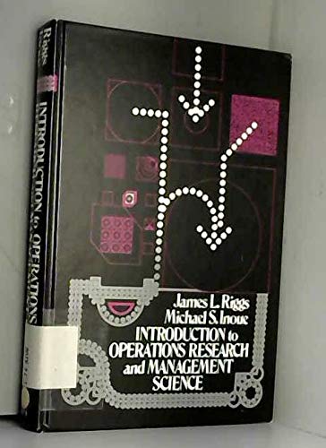 Introduction to Operations Research and Management Science: A General ...
