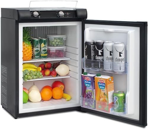 Techomey Propane RV Fridge for Camper 2.1 Cu.Ft, Compact 3 Way Fridge ...