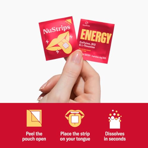 NuStrips - Energia Natural | Tiras Energéticas Instantâneas com 50mg de ...