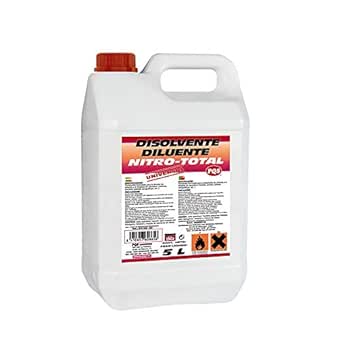 Pqs 96572 Nitro Total Solvent 5 Litre Bottle Multi-Coloured : Amazon ...