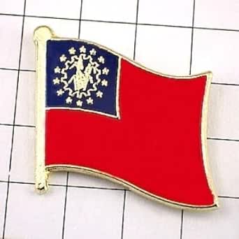 Amazon.co.jp: Burmese Pins BIRMANIA MYANMAR FLAG Pin Badge with Flag ...