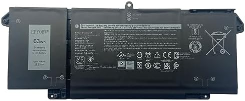 EPYOBW 7FMXV Laptop Battery 63Wh Compatible with Dell Latitude 5320 ...