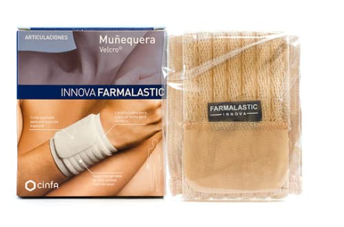 Amazon.com: FARMALASTIC Wrist Support Band (Beige) : S - 1 unit Wrist ...