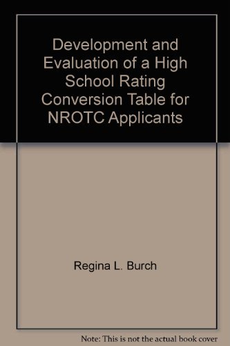 Development and Evaluation of a High School Rating Conversion Table for ...