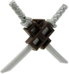 LEGO Dual Scabbard with 2 Silver Katana Swords : Amazon.it: Giochi e ...