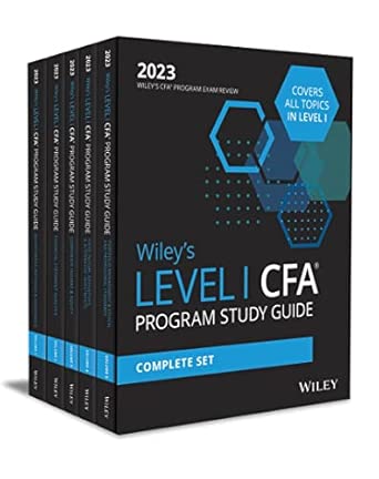 Amazon.com: Wiley's Level I CFA Program Study Guide 2023: Complete Set: 9781119932901: Wiley: Libros