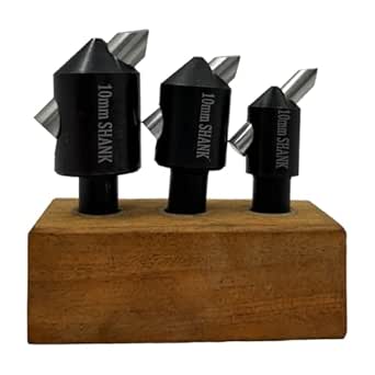 Amazon.com: Set of 3 Fly Cutters with 10mm Shank HSS Tool Bit ...