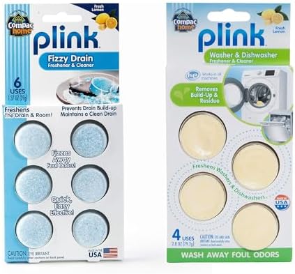 Amazon.com: COMPAC HOME Plink Sink Drain Cleaner 6ct with Compac Home ...