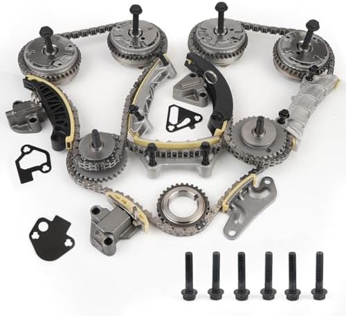 Amazon.com: Htostar Racing Engine Timing Chain Kit with VVT Sprocket ...