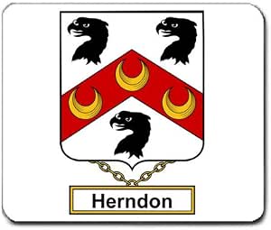 Amazon.com: Herndon Family Crest Coat of Arms Mouse Pad : Office Products