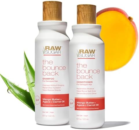 Amazon.com : Raw Sugar The Truly Unruly Shampoo and Conditioner Set and ...