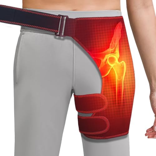 Amazon.com: Hip Heating Pad, Electric Heated Hip Brace for Men Women ...