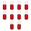 Amazon.com: DISCOUNT PROMOS Tag Soft Plastic Keychains - 50 pack ...