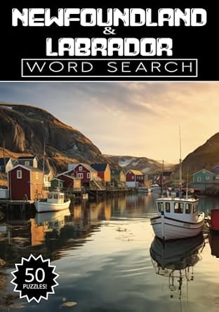Newfoundland & Labrador Word Search: 50 St Johns Puzzles, Word Find ...