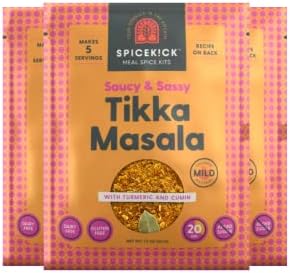 Amazon.com : Spicekick Tikka Masala Seasoning Packets (4 pack ...