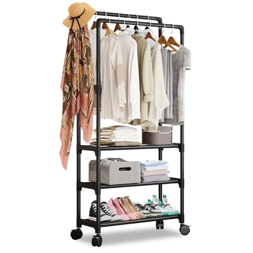 Pecheros Burros para la Ropa con estantes, cajones y ruedas o sin