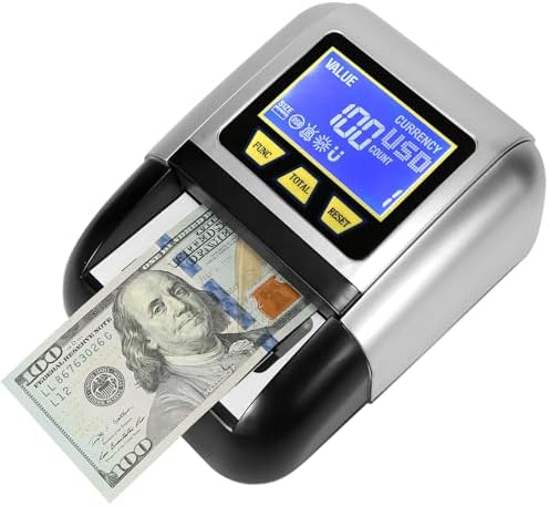 Amazon.com : CHTEJA N60A Rechargeable Counterfeit Bill Detector Machine ...